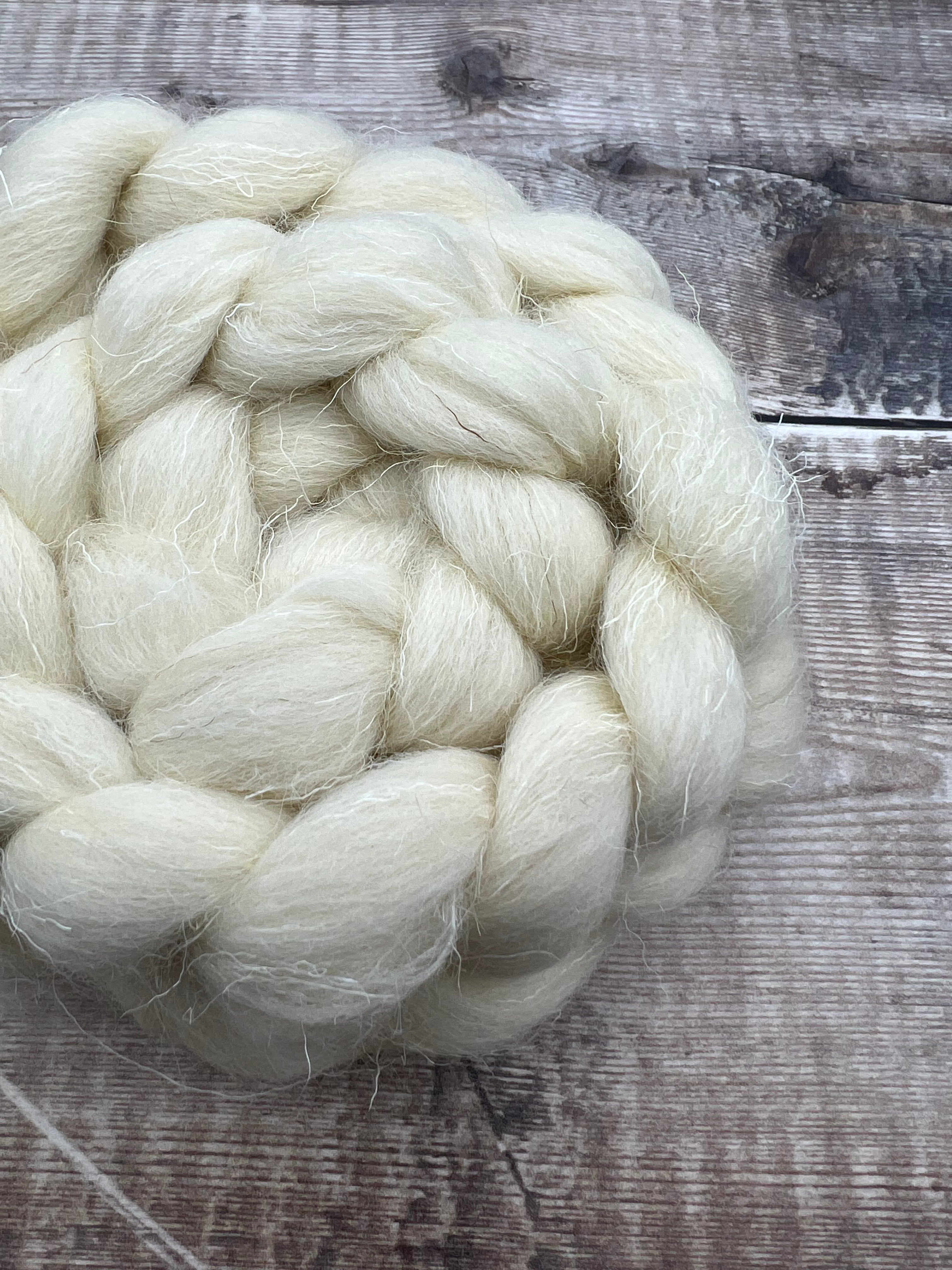 NATURAL WELSH TOP: WHITE – Wild Atlantic Yarns