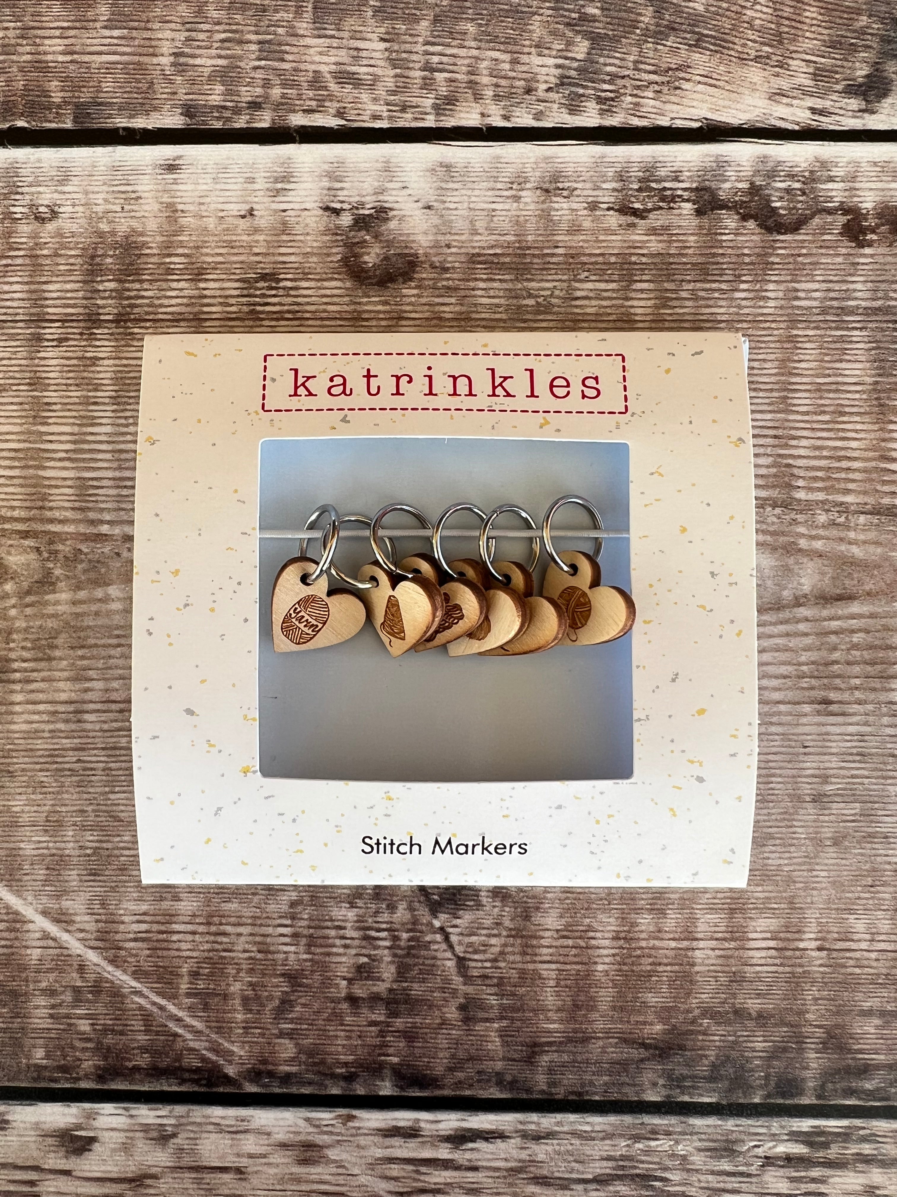 YARN LOVE STITCH MARKER SET BY KATRINKLES – Wild Atlantic Yarns